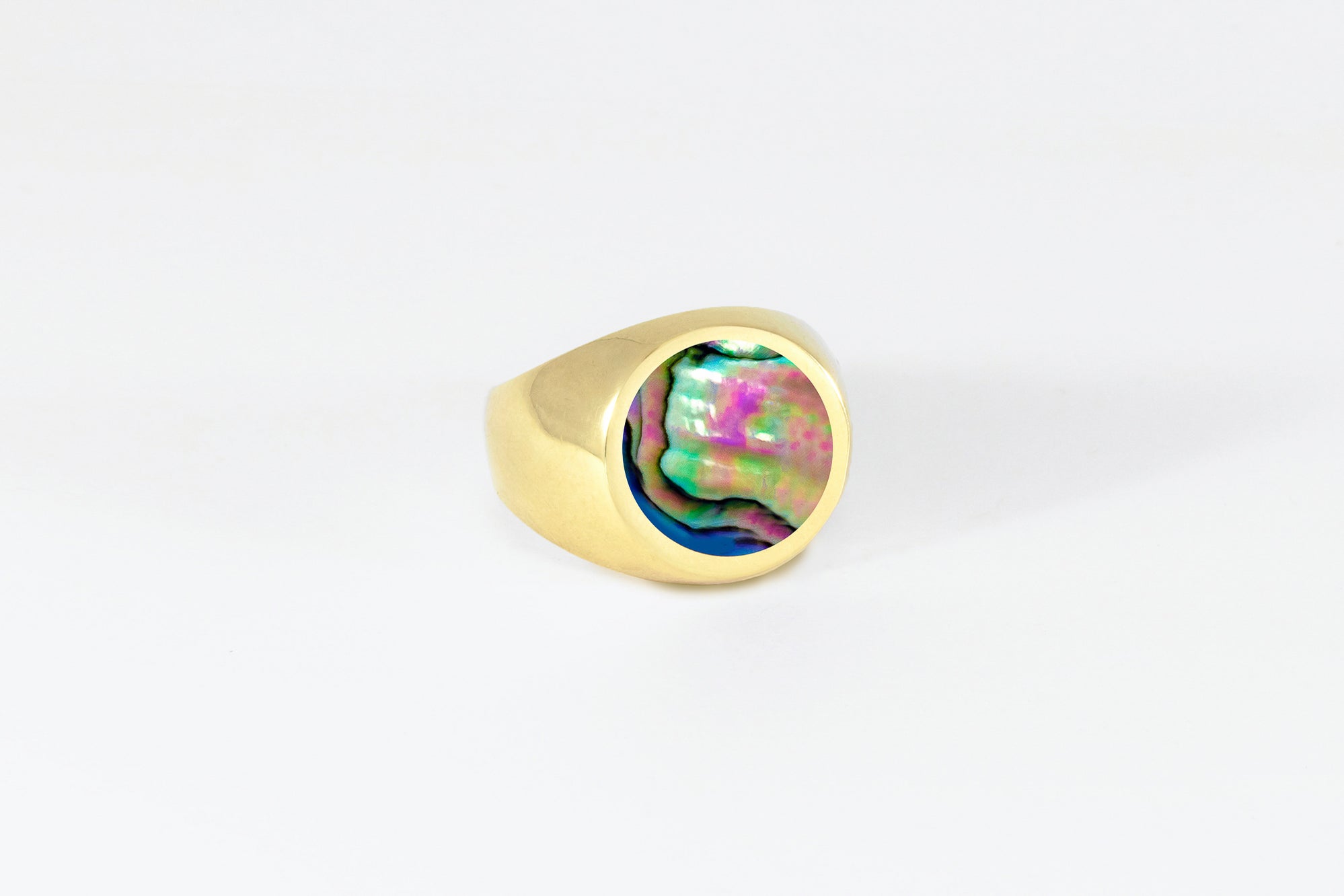 Legier STONE SIGNET RINGS - ROUND– legier