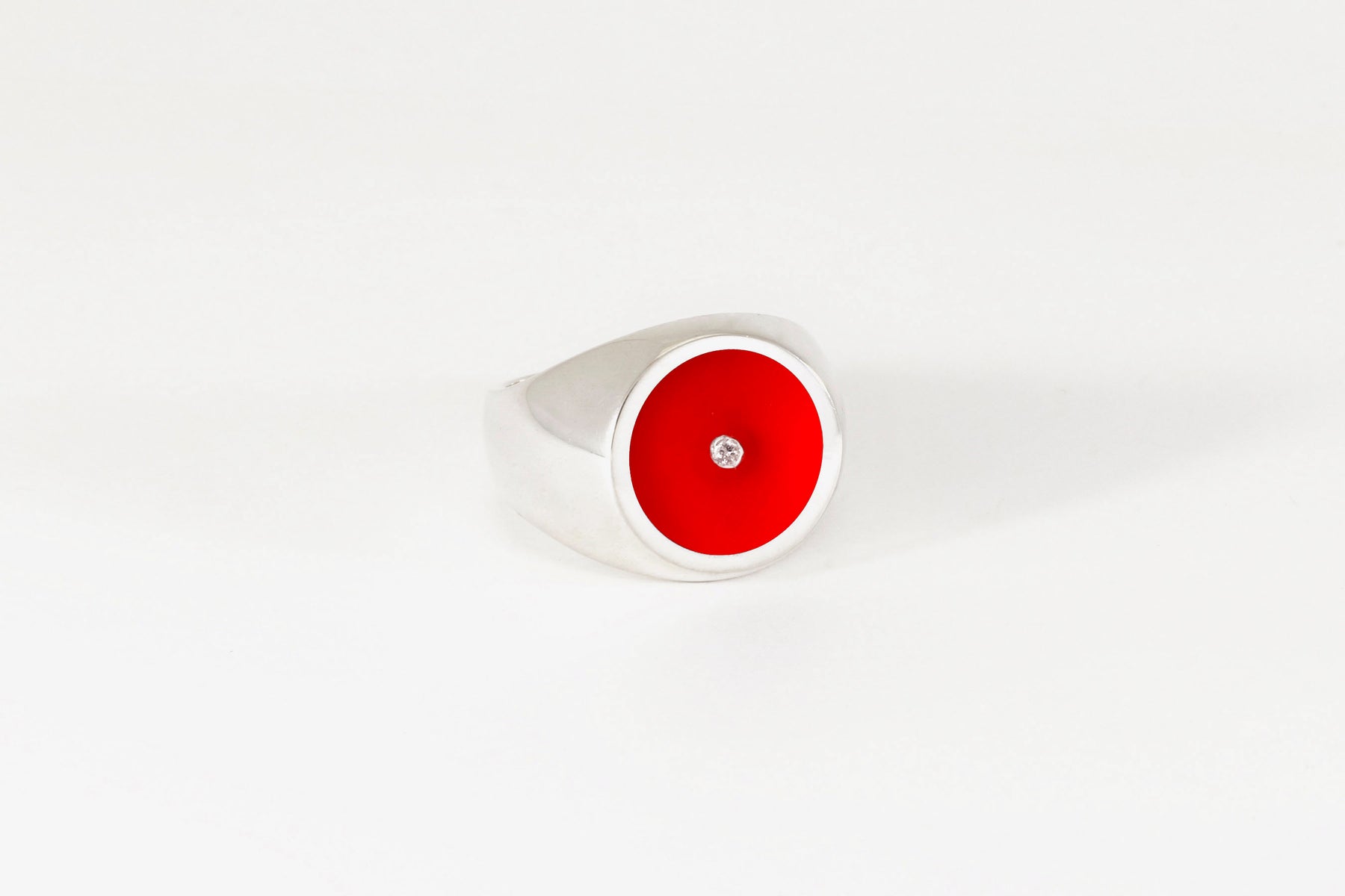 Legier STONE SIGNET RINGS - ROUND– legier