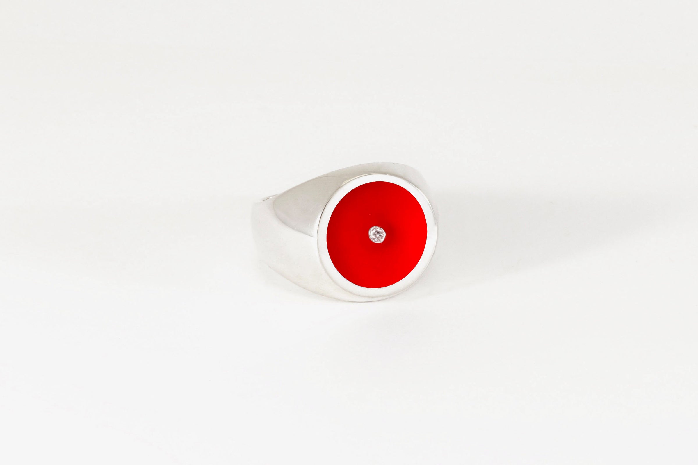 Legier STONE SIGNET RINGS - ROUND– legier